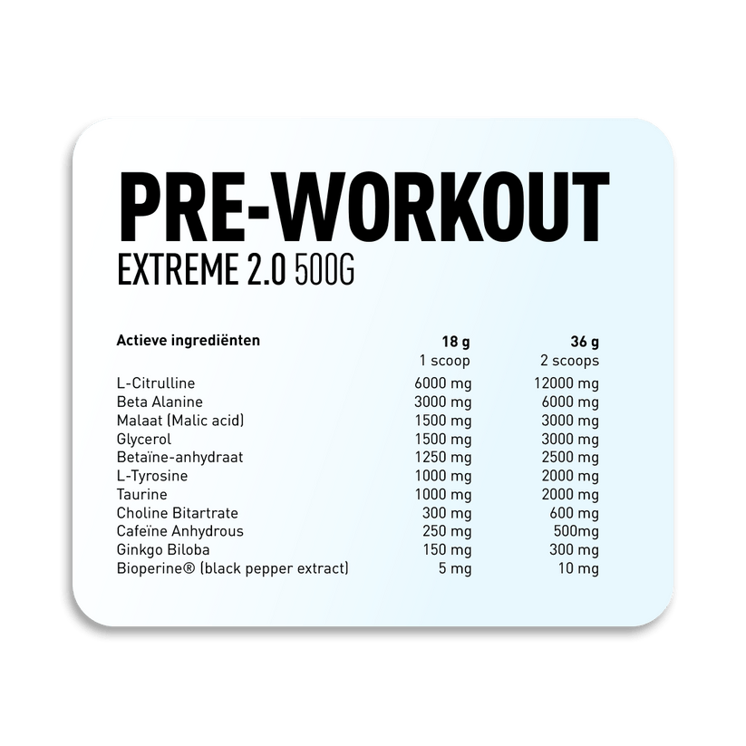 Apocalypse Extreme pre-workout | Bestel nu!